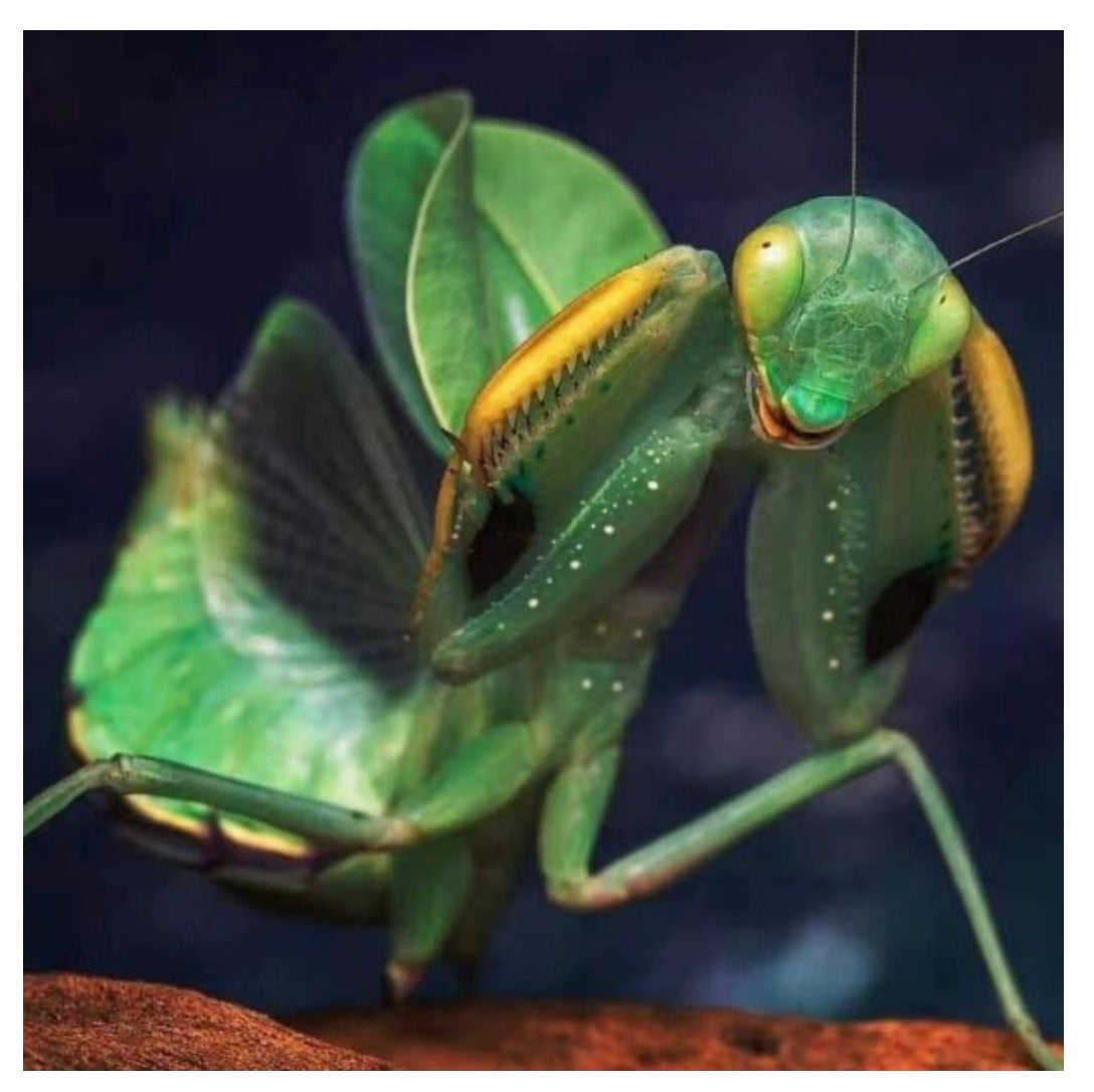 Clinia humeralis Wide-arm mantis - USMANTIS