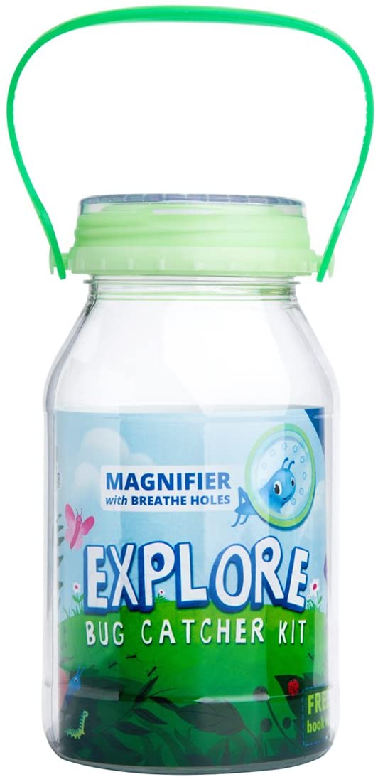 Insect Habitat, Mantis Keeper Habitat, Magnifyer Lid Glow Green STEM ...